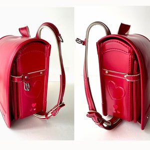 Pink Backpack, Japanese Vintage School Bag Randoseru, Lightweight ...