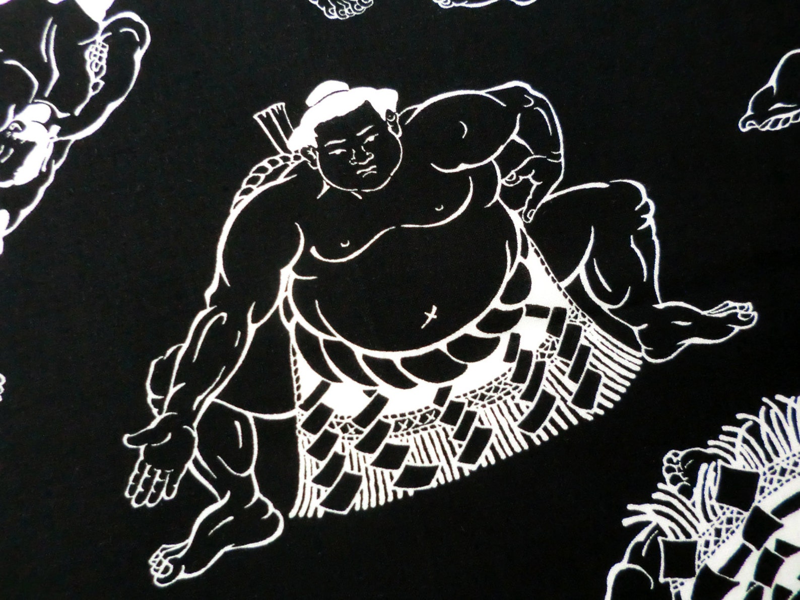 Japanese sumo wrapping cloth fabric Sumo wrestler Japanese | Etsy