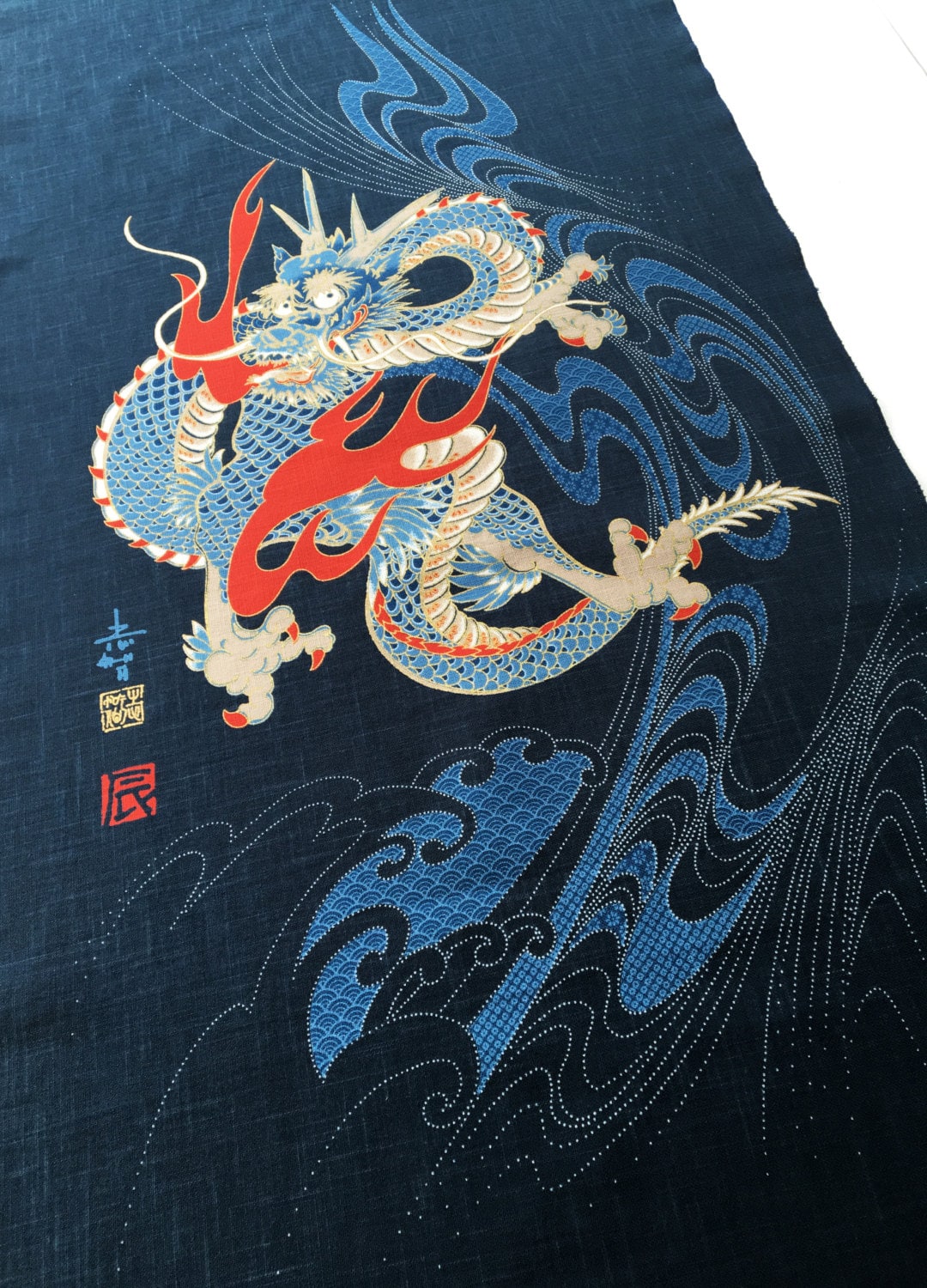 Japanese Dragon Fabric