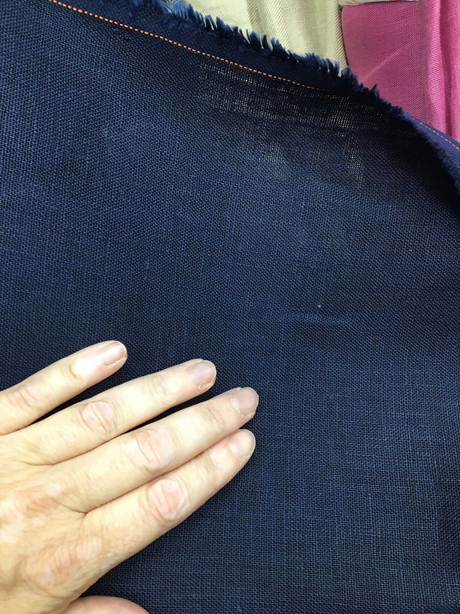 Japanese Linen Noren Curtain, Order Made Japanese Noren, Navy Blue ...