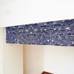 Japanese Noren Order Made, Indigo Blue Noren Curtain, Japanese Window ...