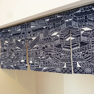 Japanese Noren Order Made, Indigo Blue Noren Curtain, Japanese Window ...