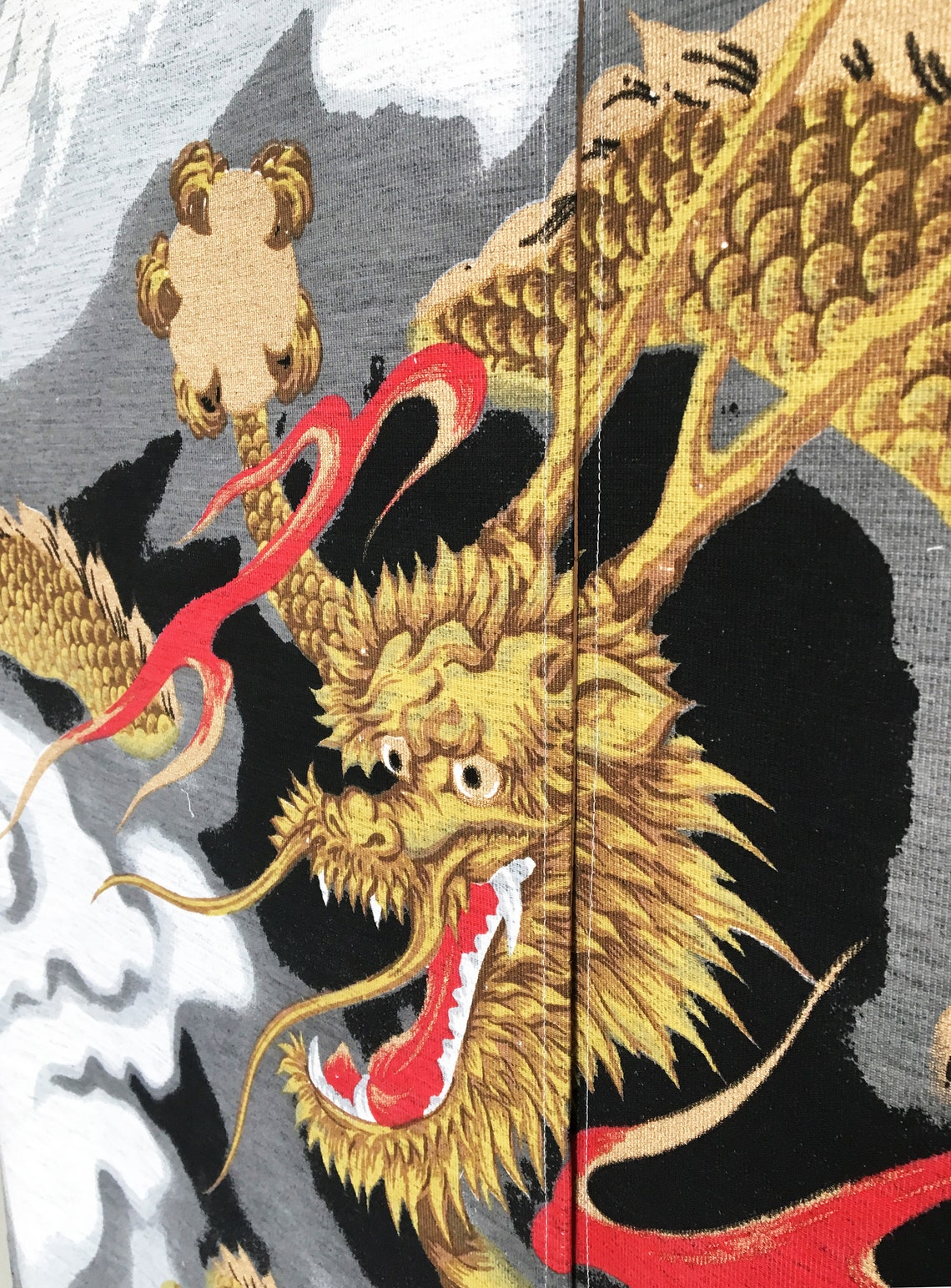 Japanese Dragon Noren Curtains, Order Made Curtain, Doorway Noren ...