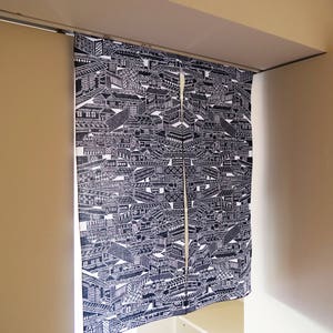 Indigo Blue Noren Curtain, Japanese Noren Order Made, Japanese Tenugui ...