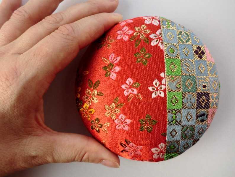 Fabric Brooch Japanese Kimono 4 Inches Handmade Japanese - Etsy