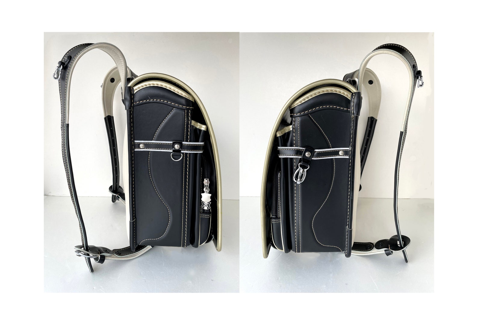 Japanese Vintage School Bag Randoseru Black Backpack - Etsy Canada