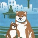 Japanese Shiba Dog, Japan Dog Tenugui Fabric, Lucky Dog Fabric, Matsuri ...
