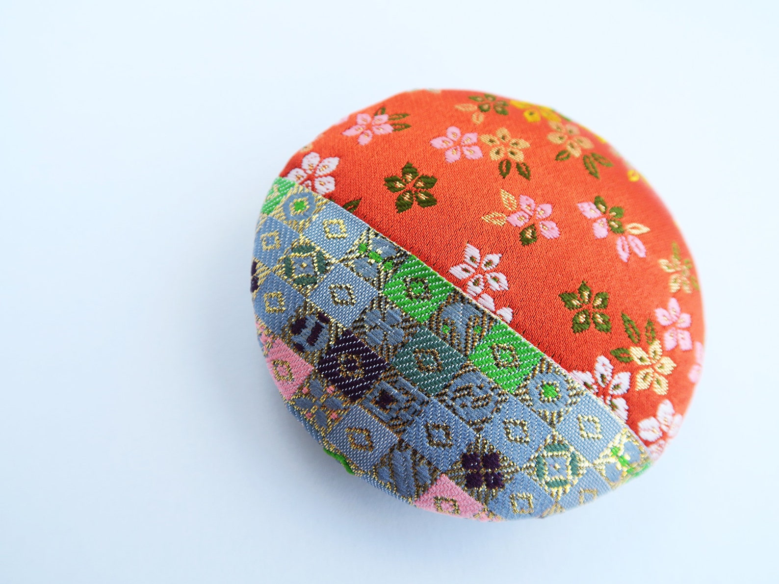 Fabric Brooch Japanese Kimono, 4” Inches, Handmade Japanese Fabric Pin ...