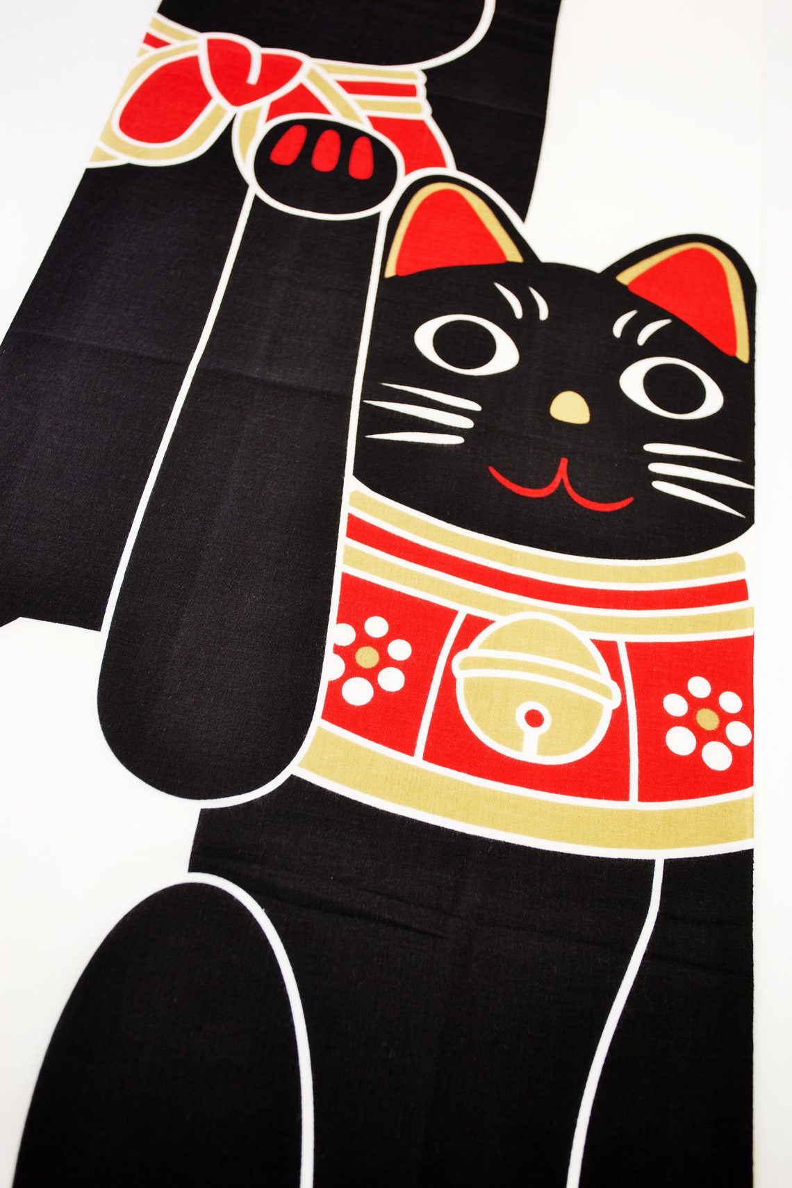 Black Cat Lovers Gift Noren Curtain Panel or Wall Decoration - Etsy