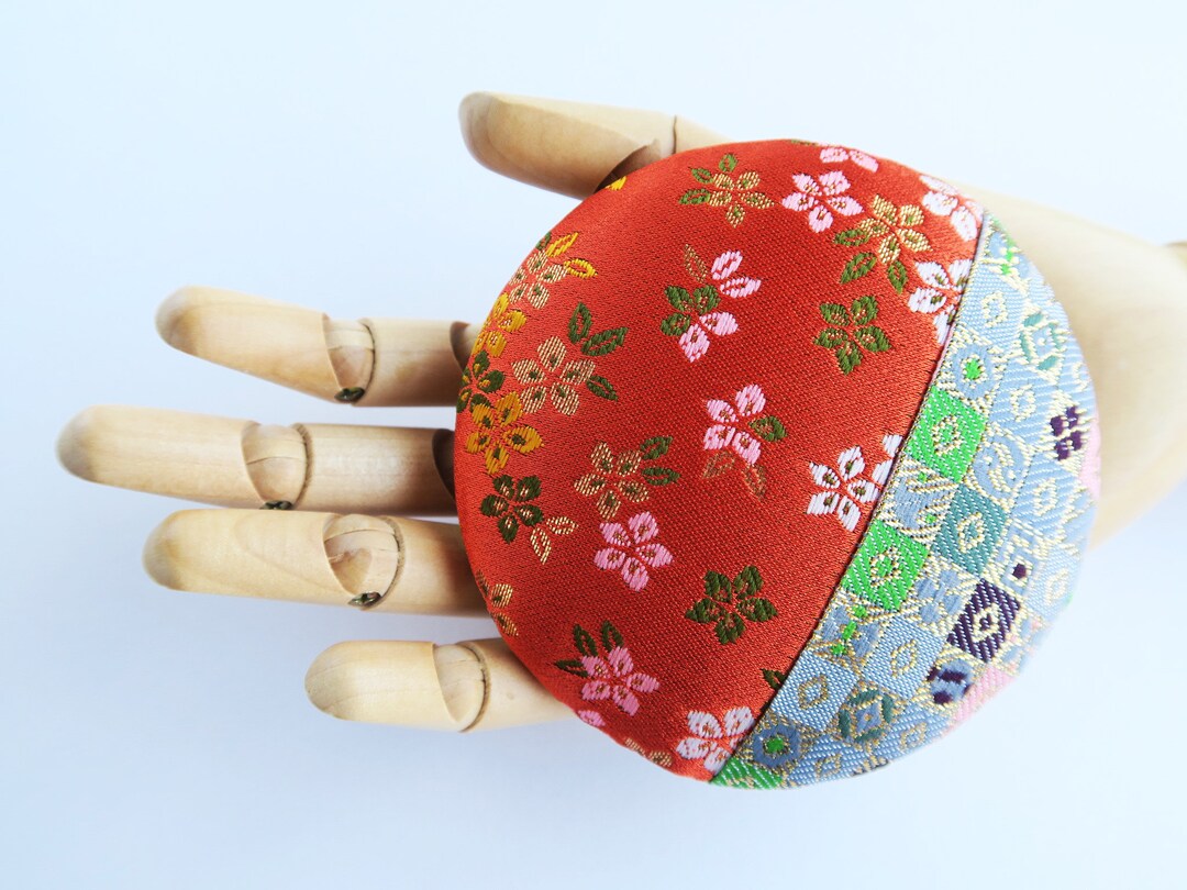 Fabric Brooch Japanese Kimono, 4” Inches, Handmade Japanese Fabric Pin ...
