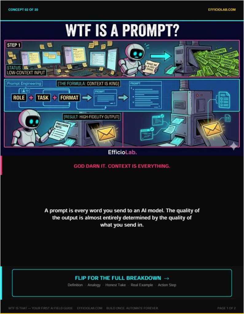 WTF is AI? — Beginner Visual Field Guide (20 Topics Explained in Plain ...