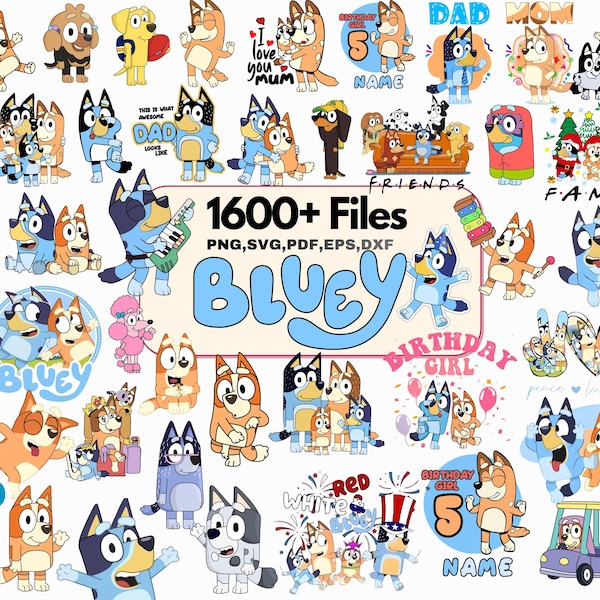 Bluey Stickers - Etsy UK