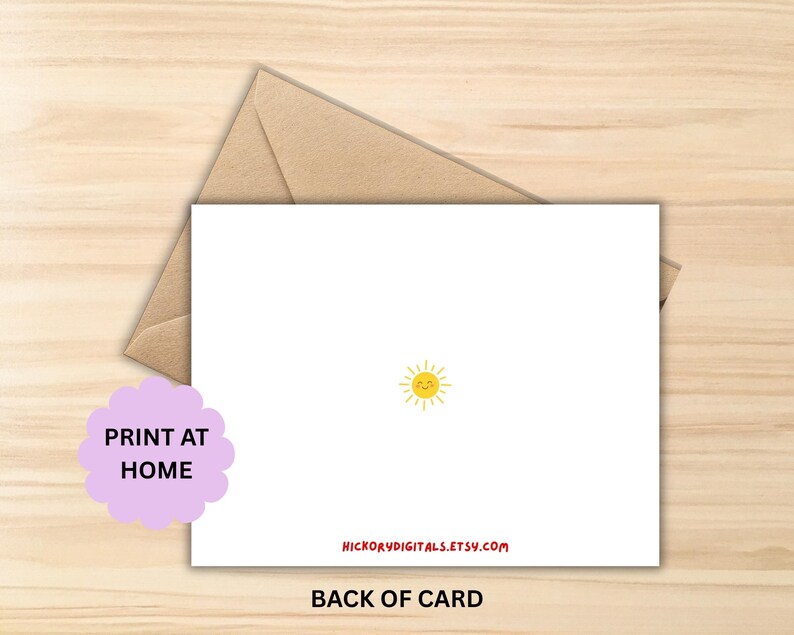 Funny Chicken Card, Rooster Hen Theme, Print at Home (digital Download ...