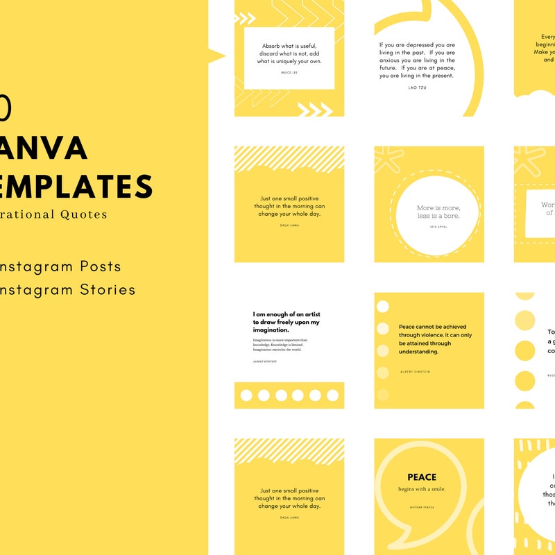 Yellow Instagram - Etsy