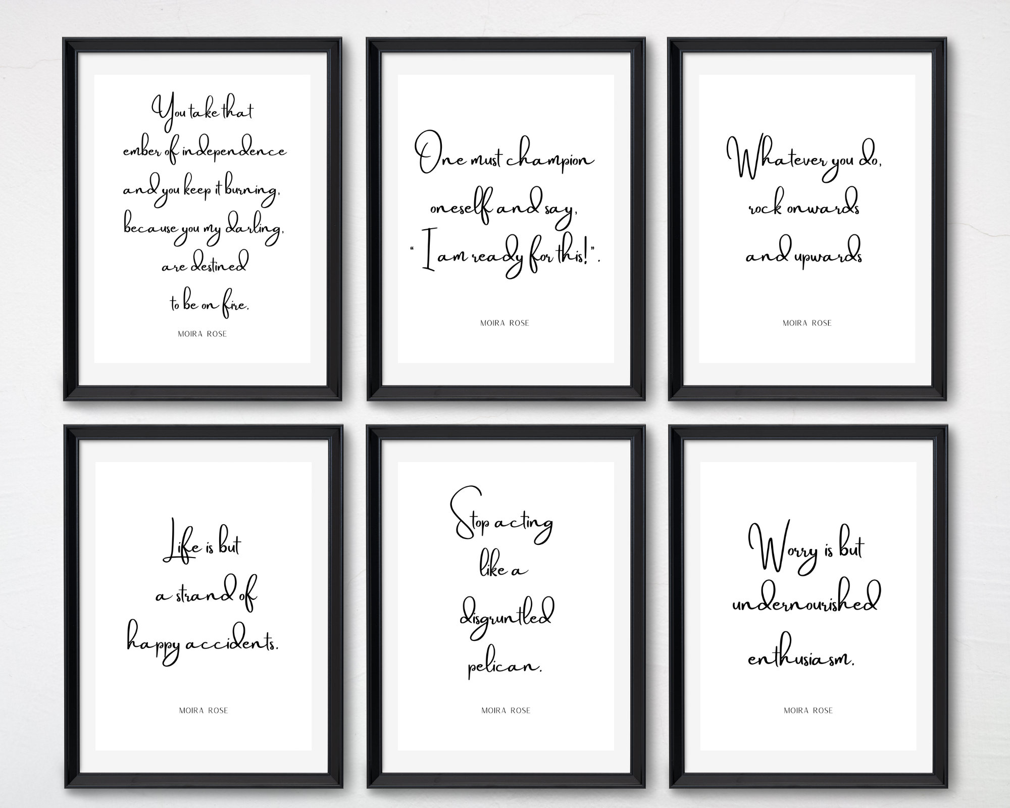 Moira Rose Motivational Quote - Etsy