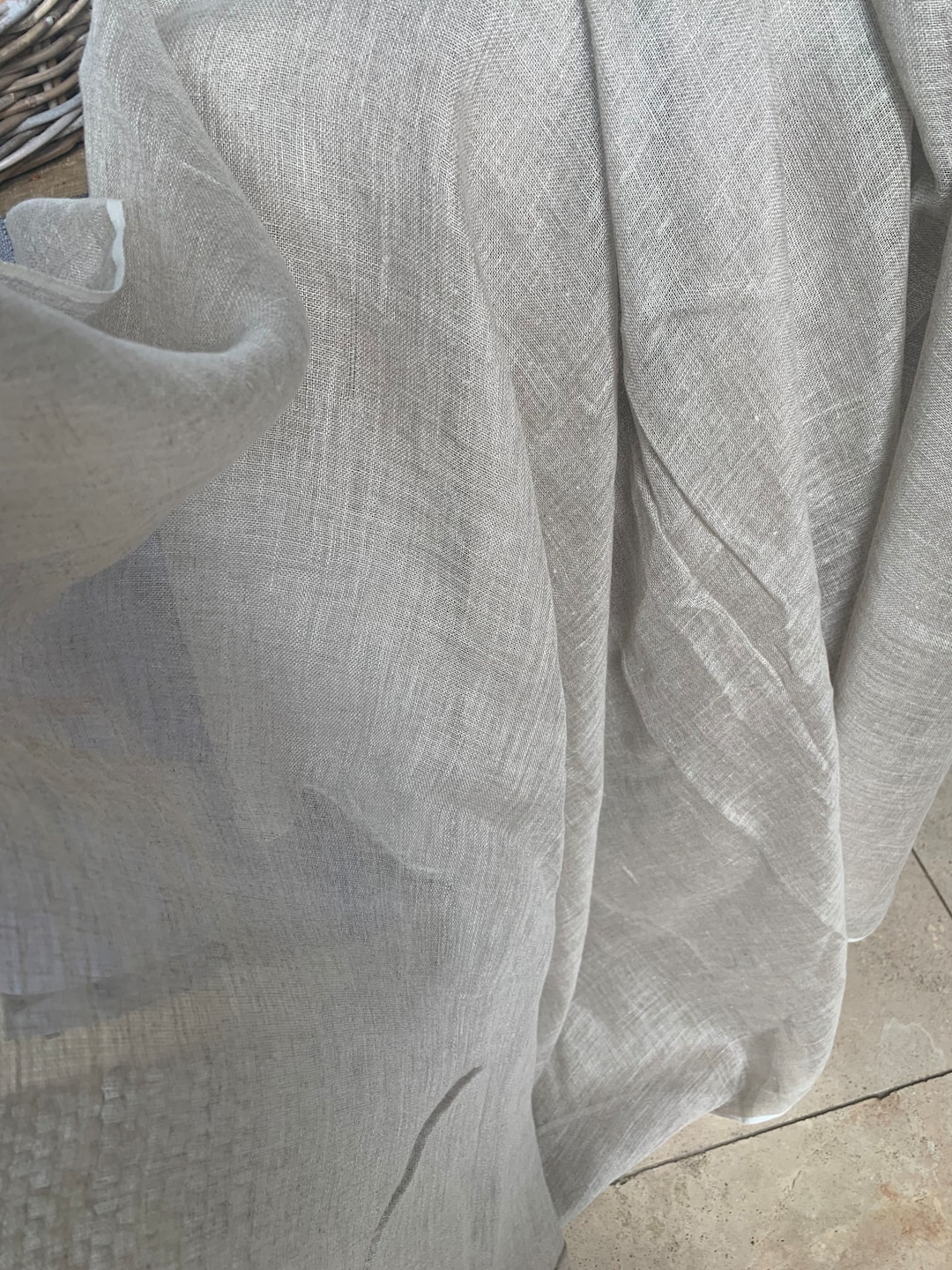 Fine Linen Voile by the Metre - Etsy