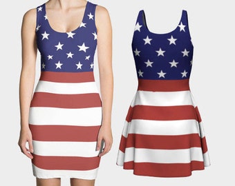 Flag dress | Etsy