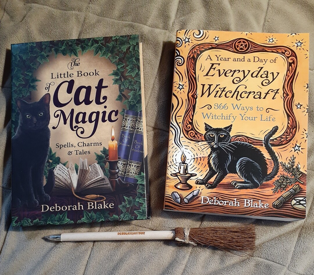 Signed 2-book Set Cat Magic & A Year and a Day - Etsy