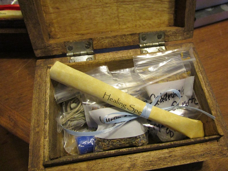 Spell Kit in Wooden Box | Etsy