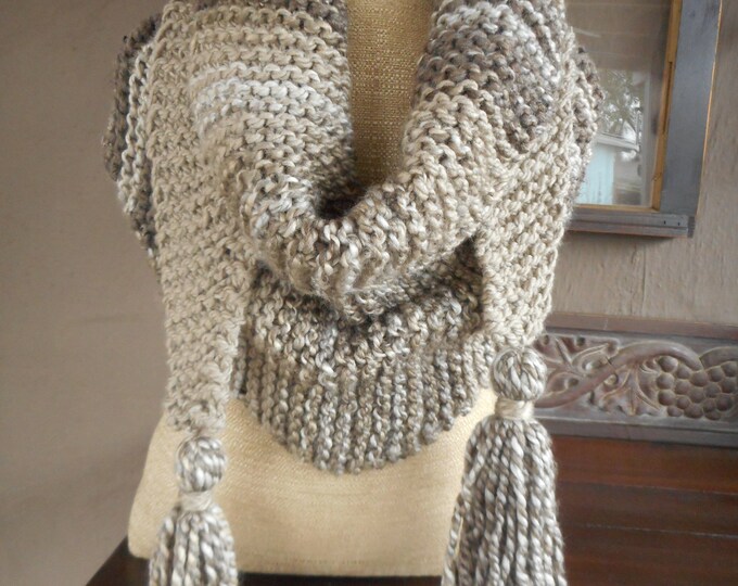 Hand Knit Shawl Knit Shawl Hand Knit Wrap Evening Wrap - Etsy