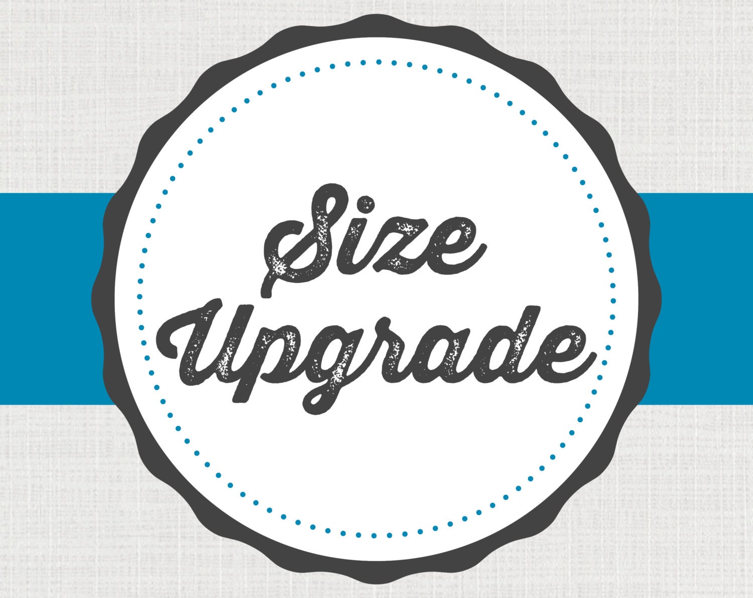 Size Upgrade Add-on - Etsy