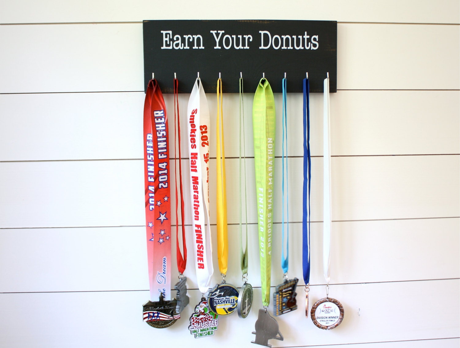 Medal Holder - Earn Your Donuts - Medium - Etsy