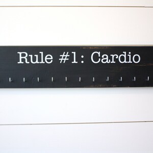 Medal Holder Inspired by Zombie Land - Rule #1: Cardio - Large - Etsy