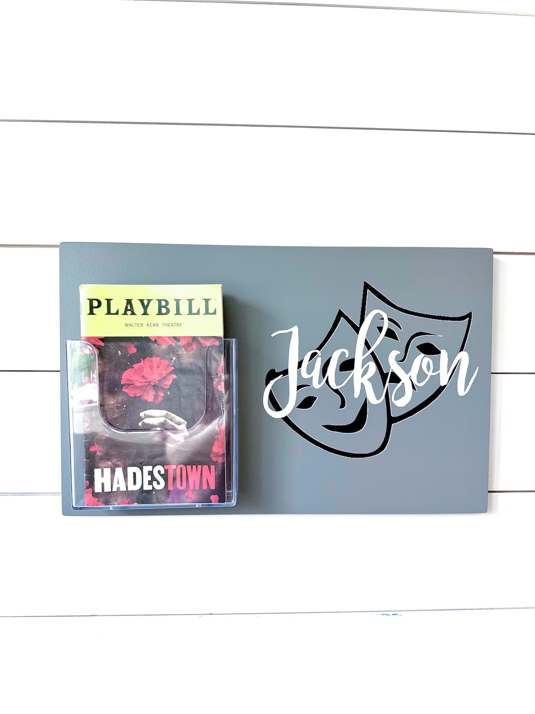 Personalized Drama Theater Gift Playbill Holder Theater Gift for Actors ...