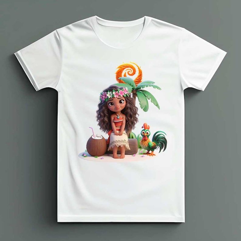 Moana PNG Clipart Bundle, Maui PNG, High-resolution Moana Characters ...