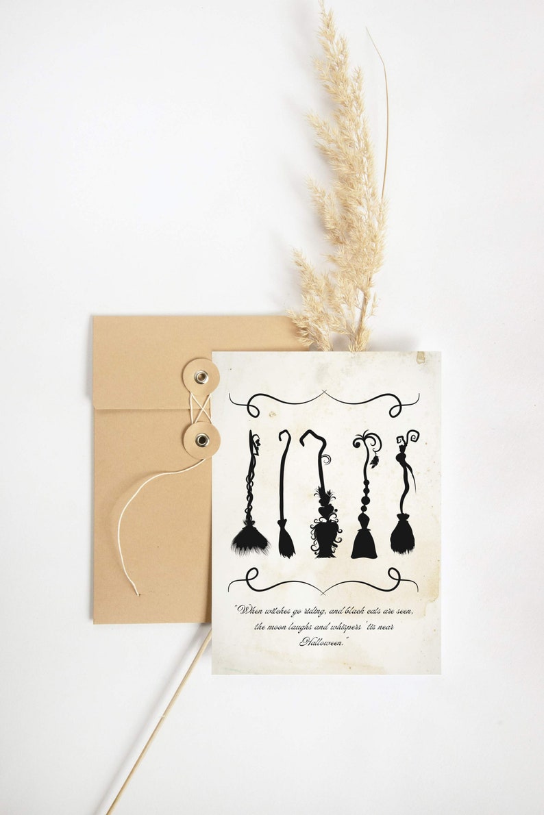 When Witches Go Riding Digital Printable Download, Book Page Print ...