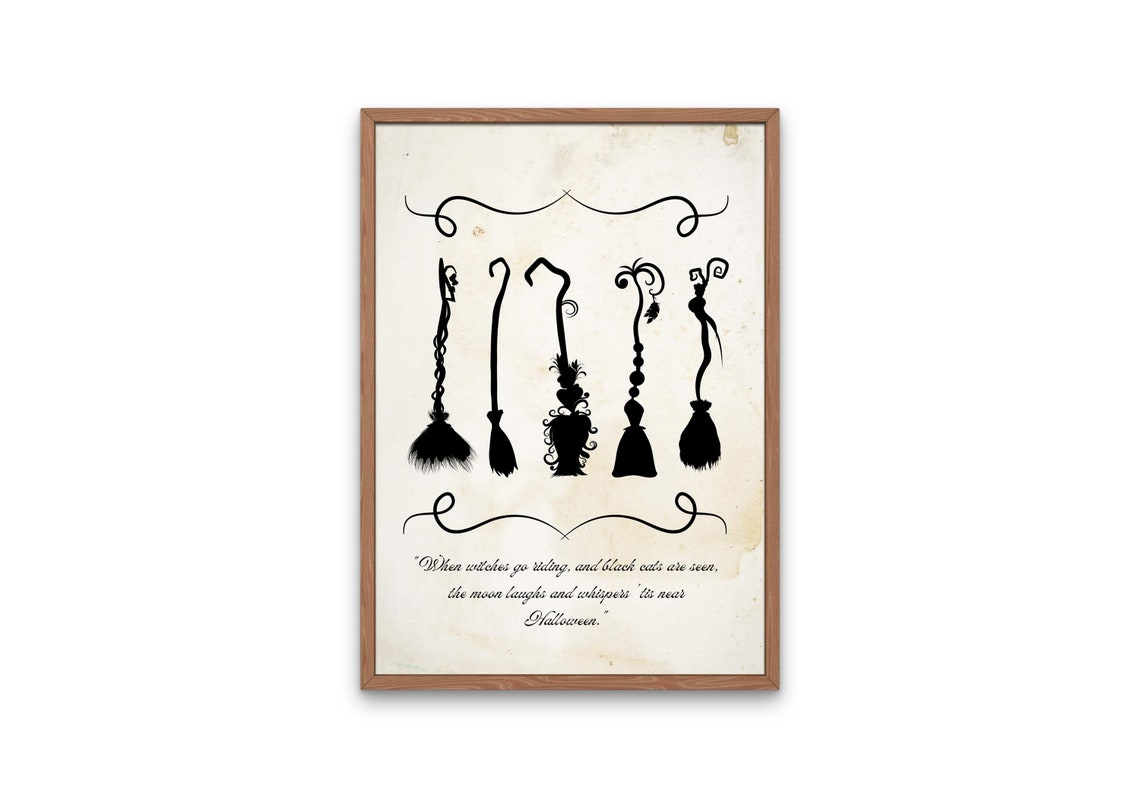 When Witches Go Riding Digital Printable Download, Book Page Print ...