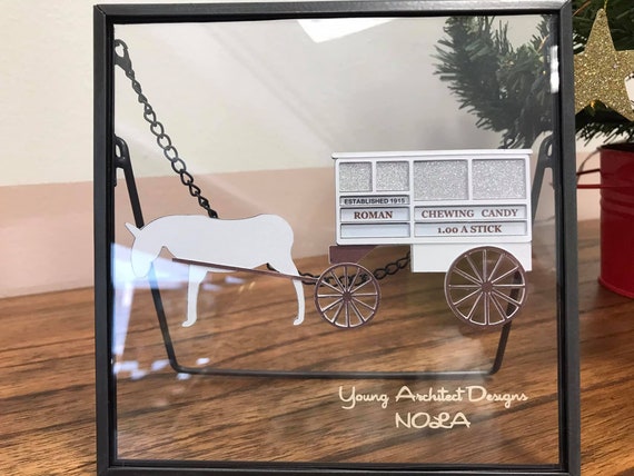 New Orleans Roman Candy Cart 3D - Etsy