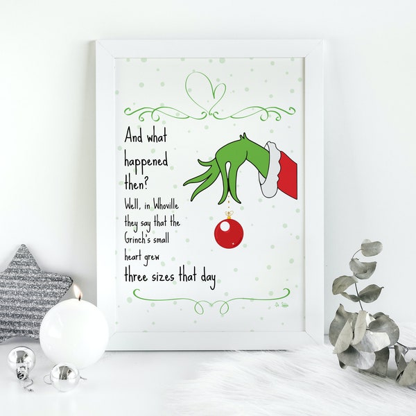 The Grinch Quote - Etsy