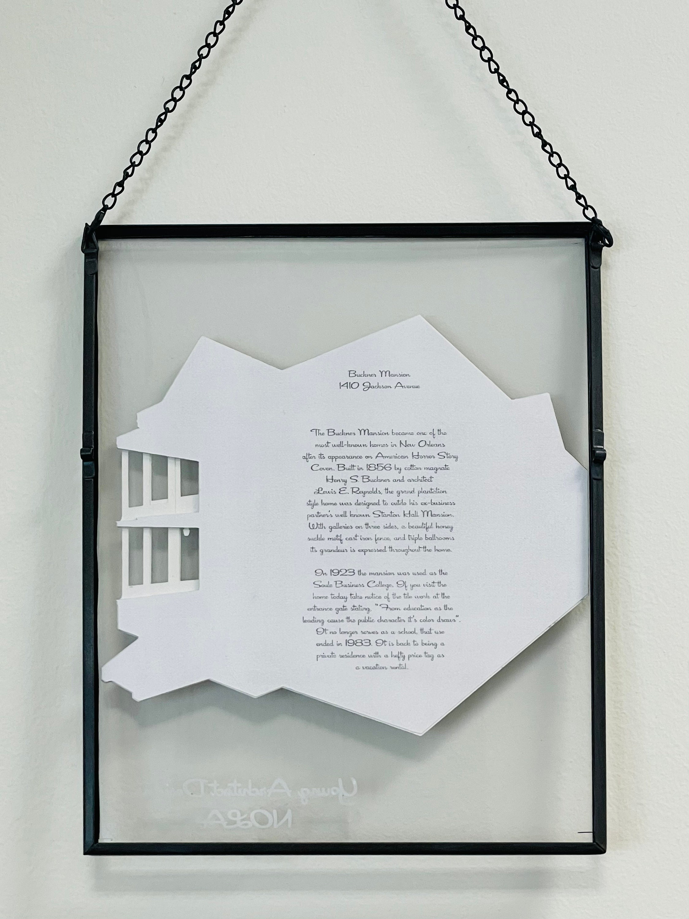 Buckner Mansion AHS Coven House New Orleans Floating Frame - Etsy