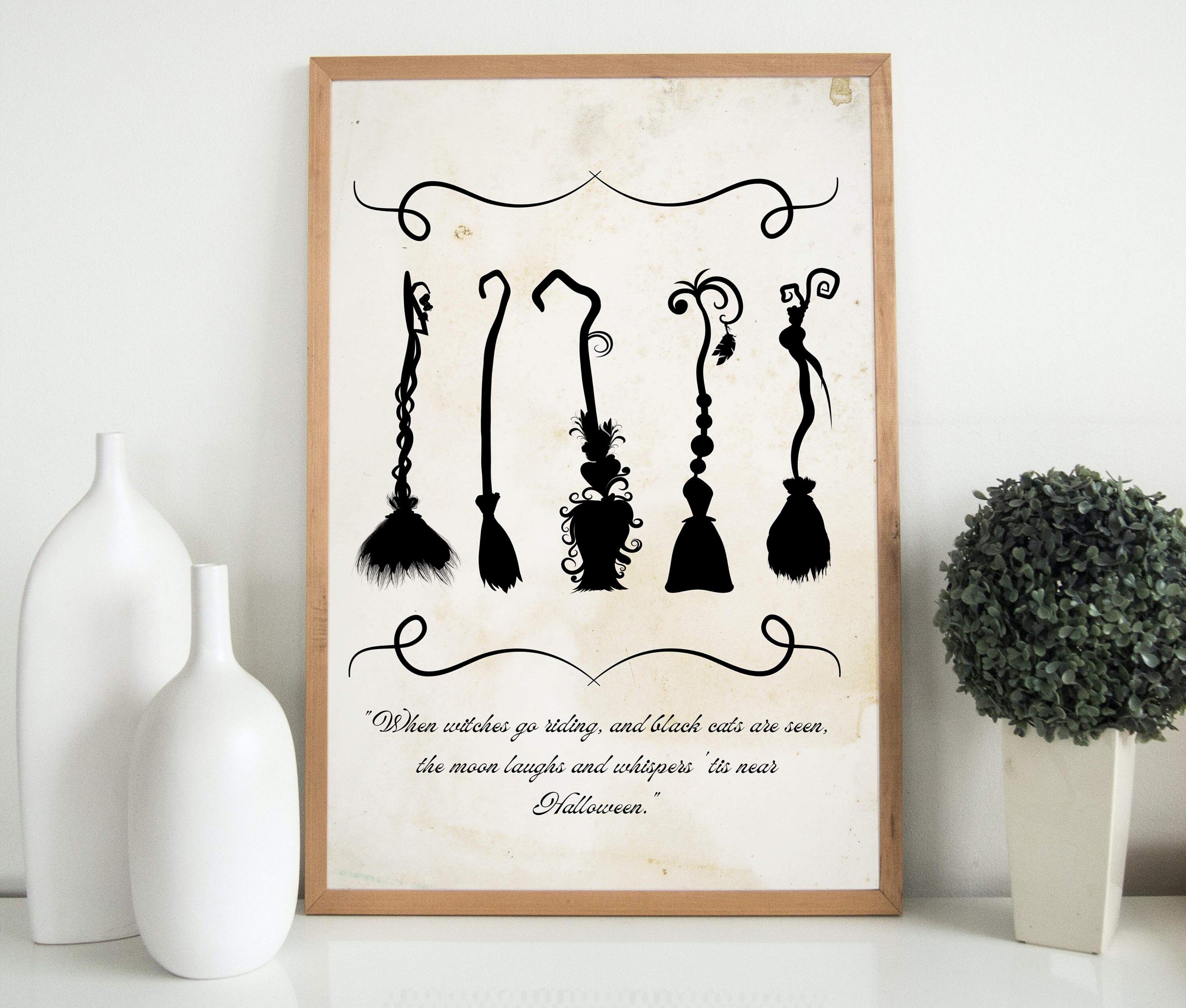 When Witches Go Riding Digital Printable Download, Book Page Print ...