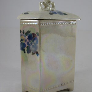 Antique Luise Coronet Czechoslovakia Porcelain Prune Canister, Rare ...