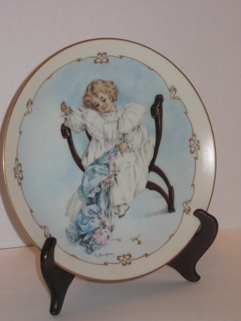 Vintage the Hamilton Collection Plate the Seamstress - Etsy