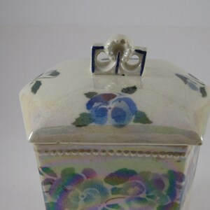 Antique Luise Coronet Czechoslovakia Porcelain Prune Canister, Rare ...