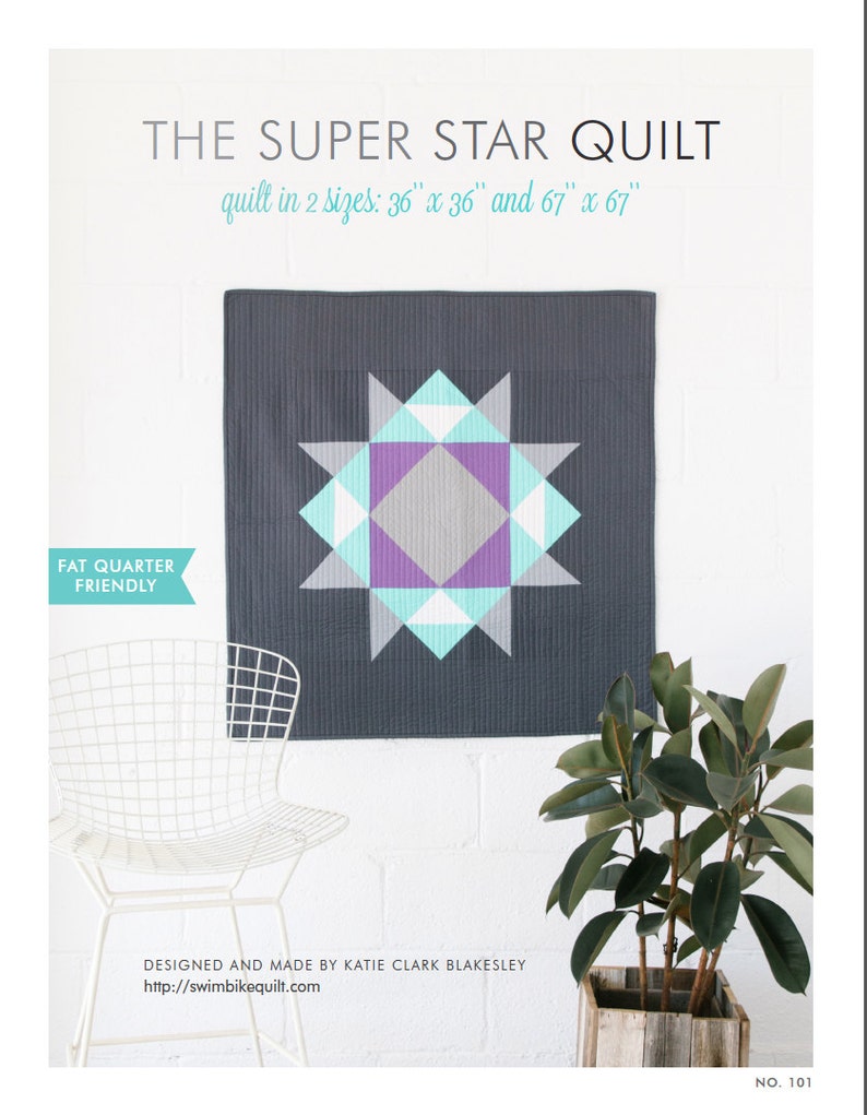 The Super Star Quilt Pattern - Etsy