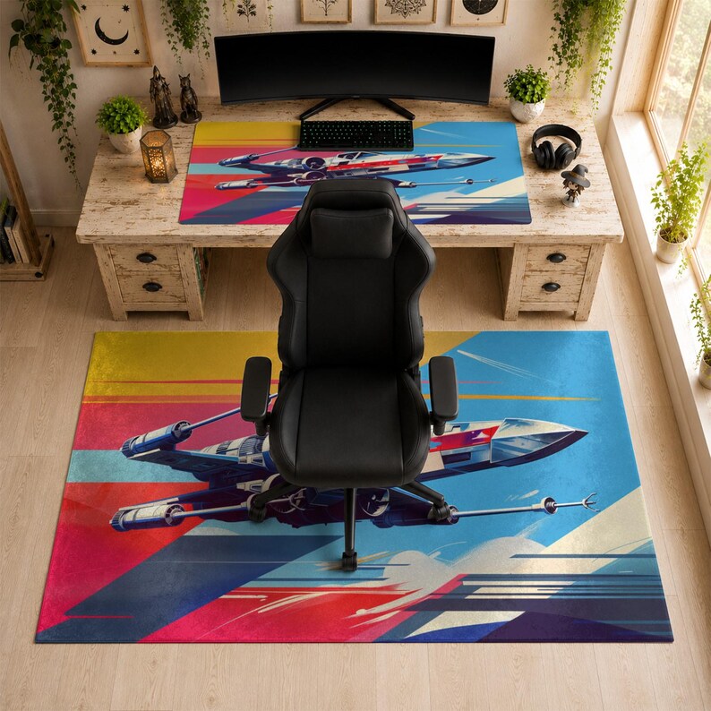 Mousepad X-Wing | Tapete de mesa, decoração para setup de PC Star Wars ...