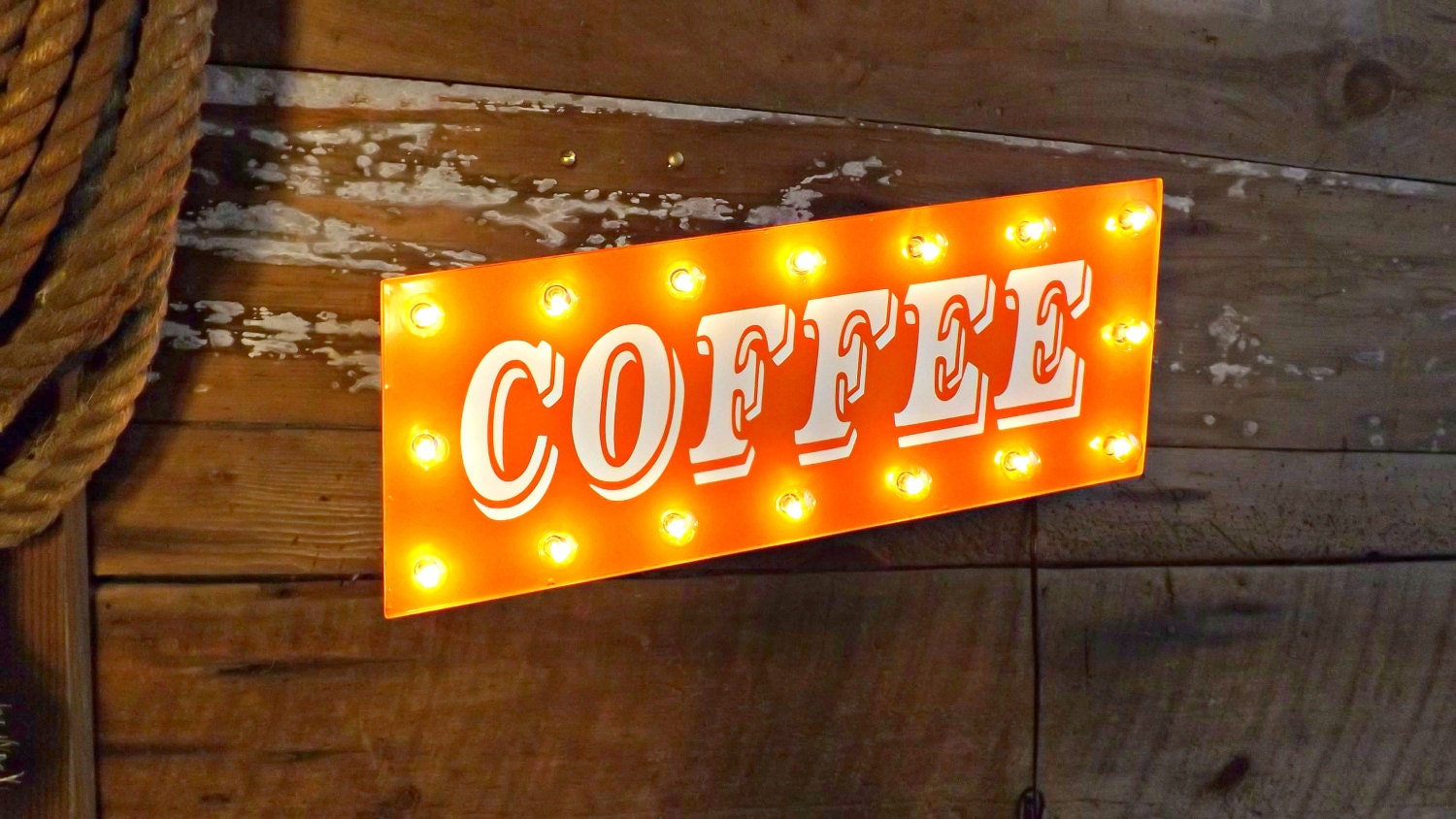 Customizable Vintage Sign Marquee LED Light Home Decor Office Coffee Customizable Vintage Sign Marquee LED Light Home Decor Office Coffee