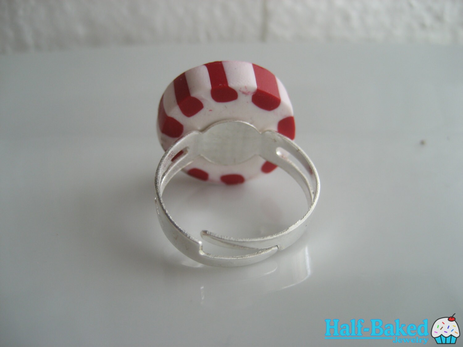 Peppermint Ring W/ Adjustable Ring Base - Etsy