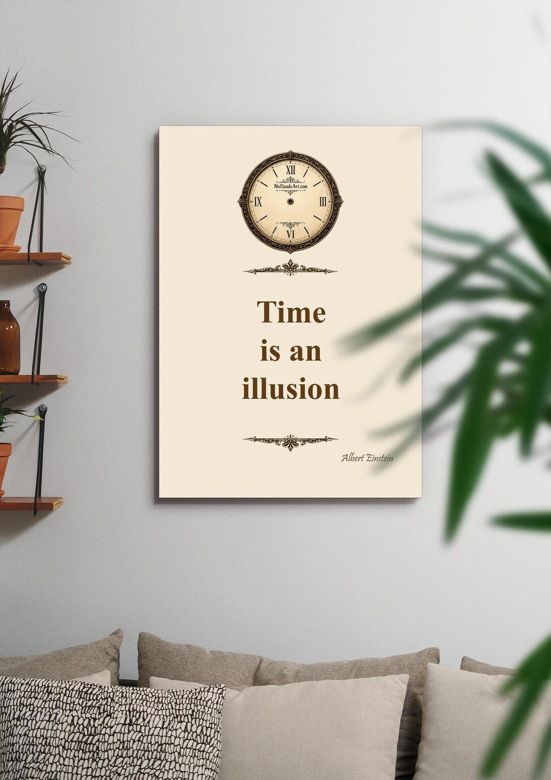 Wall Art: Time is an Illusion - Etsy