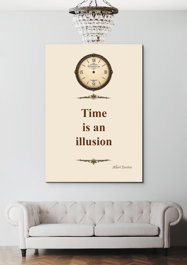 Wall Art: Time is an Illusion - Etsy