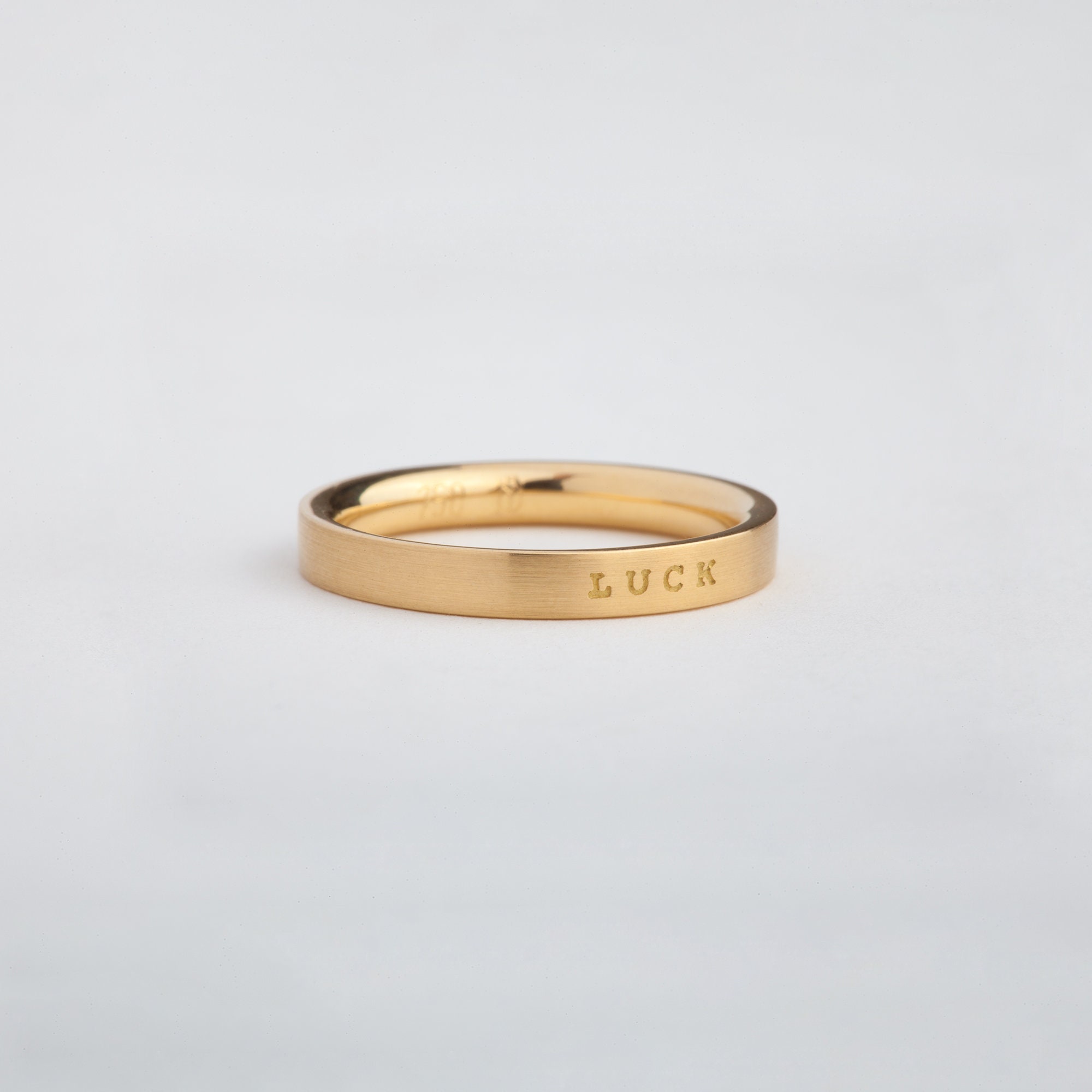 Engraved Wedding Ring Band Personalized Ring Minimal Ring | Etsy