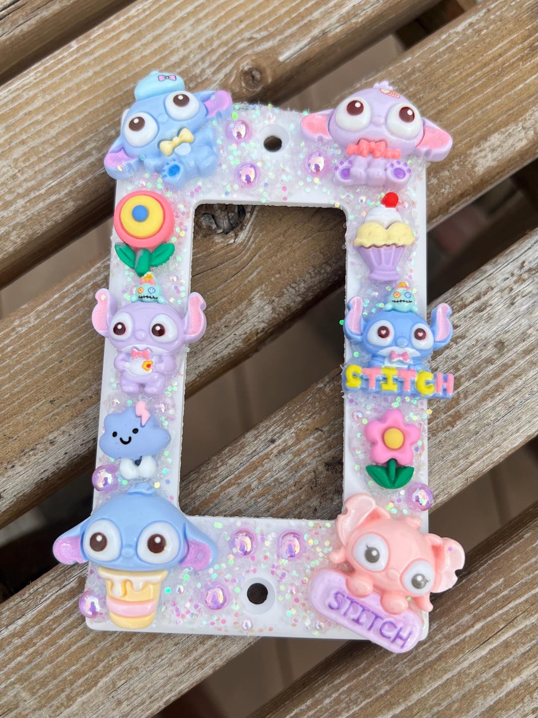 Cute Kawaii Stitch-inspired Light Switch Cover - Etsy