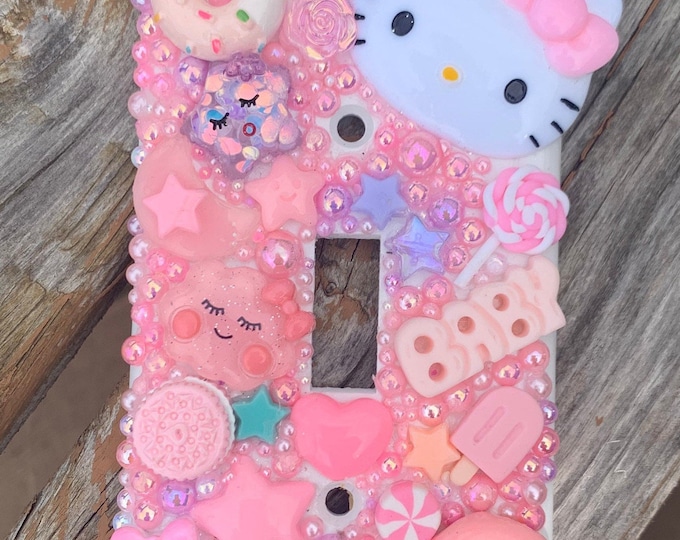 Pink Aesthetic Cute Kawaii Light Switch Plate - Etsy