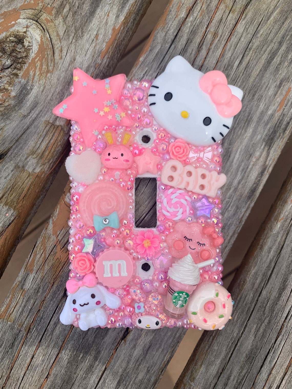 Pastel Pink Cutie Kawaii Light Switch Plate - Etsy