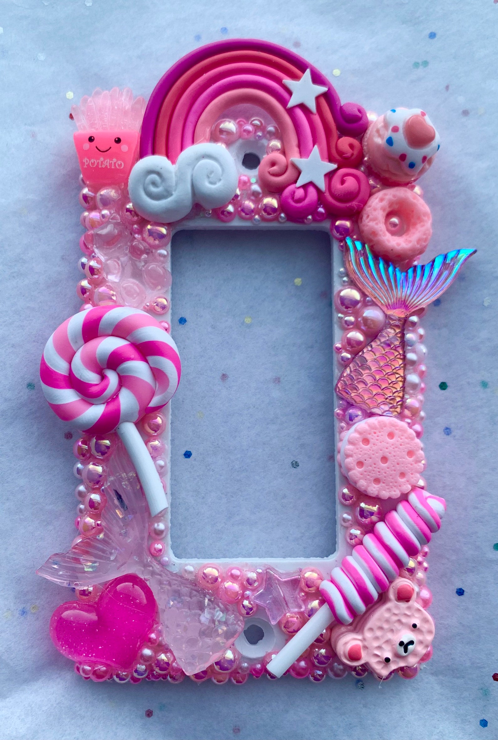 Pastel Pretty in Pink Personalized Cute Kawaii Light Switch - Etsy
