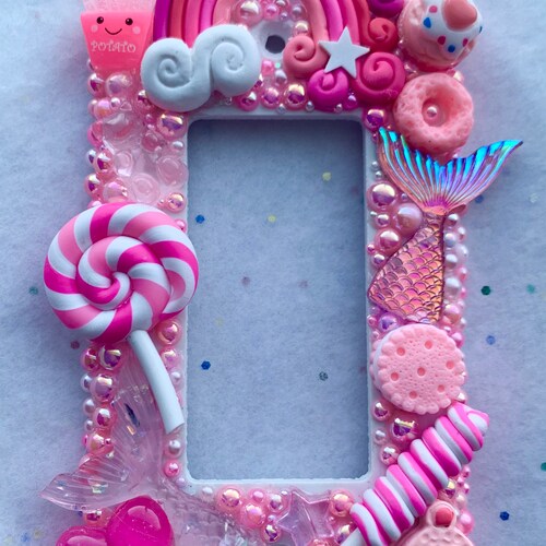 Pastel Pretty in Pink Personalized Cute Kawaii Light Switch - Etsy